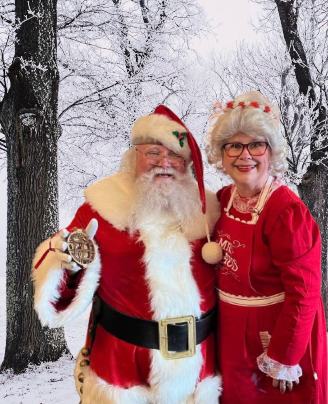 3D Santa Claus Compass Ornament Interactive QR Code Santa - Etsy