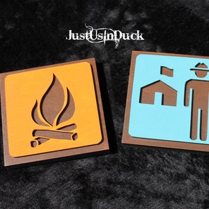 3D Park Ranger Station Symbol, National Park Icon Sign, State Park ...