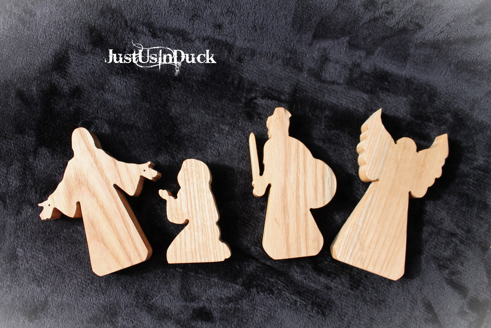Carved Easter Nativity 11 Piece Wood Natural Oiled Stained - Etsy