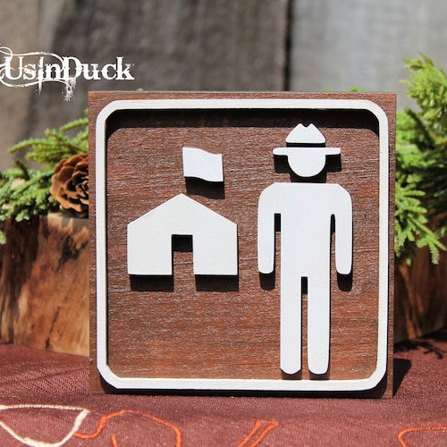 3D Park Ranger Station Symbol National Park Icon Sign State - Etsy