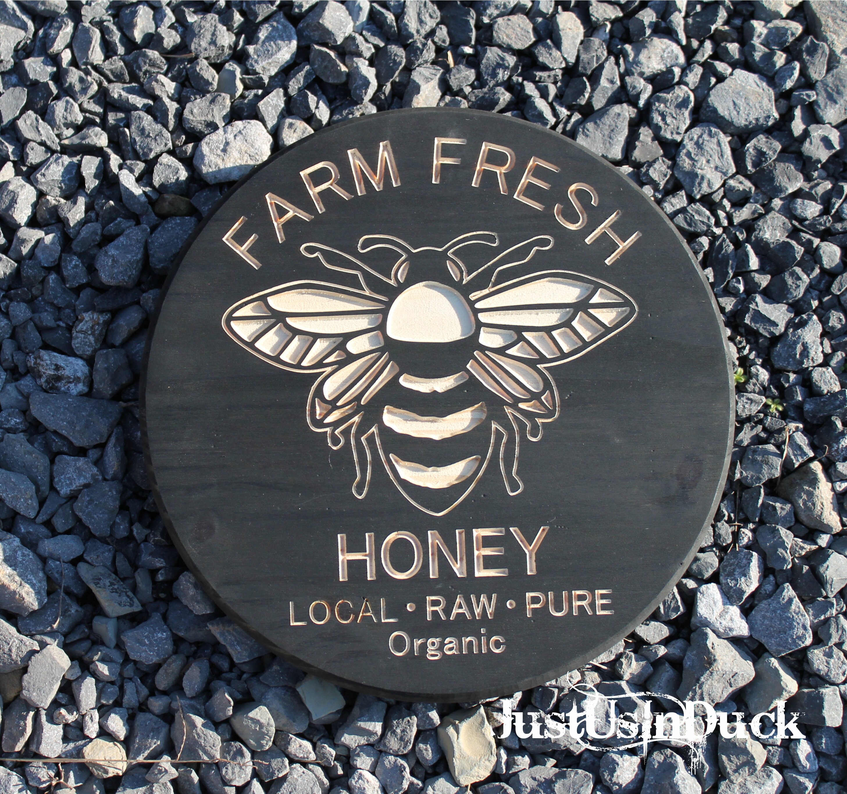Local Honey Carved Wood Sign Organic Sign Farm Fresh Cabin - Etsy
