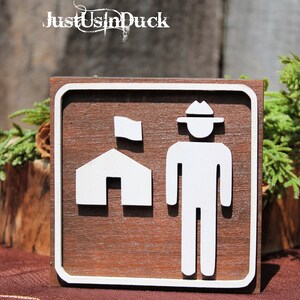 XL Park Ranger Station Sign, Symbol, National Park Icon Sign, State ...