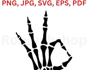 Vintage Hand Gesture Sign Illustration Instant Download - Etsy