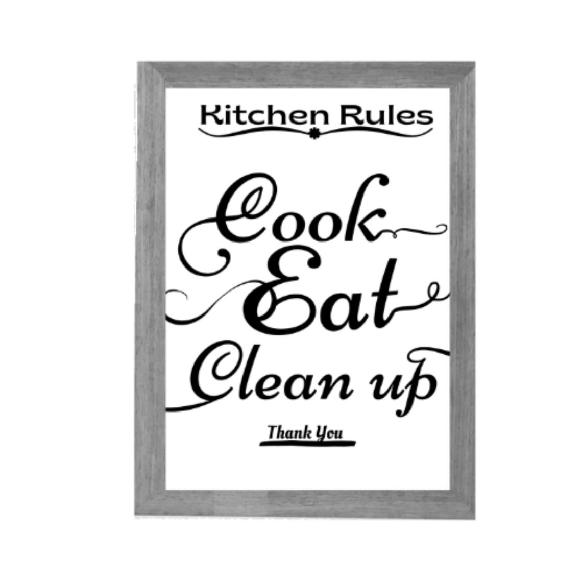 Instant Digital Download Kitchen Rules Prints Kitchen Signs - Etsy UK