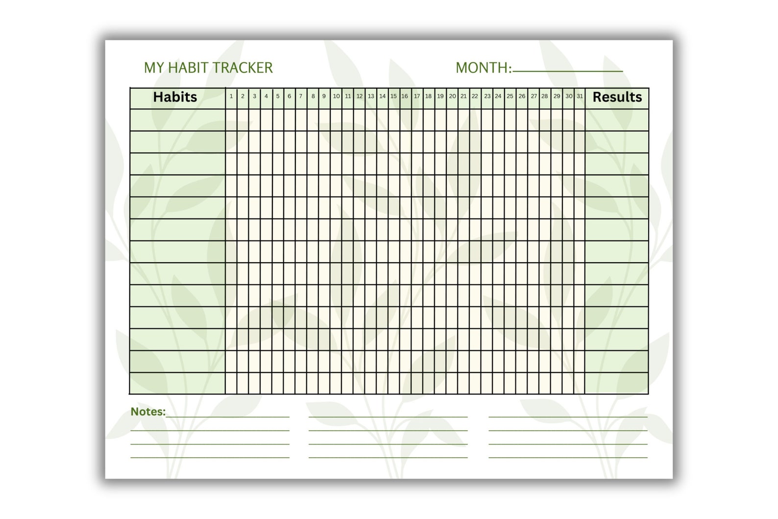 Bundle of 6 Life Hacks Trackers Habits Tracker Exercise & Fitness ...