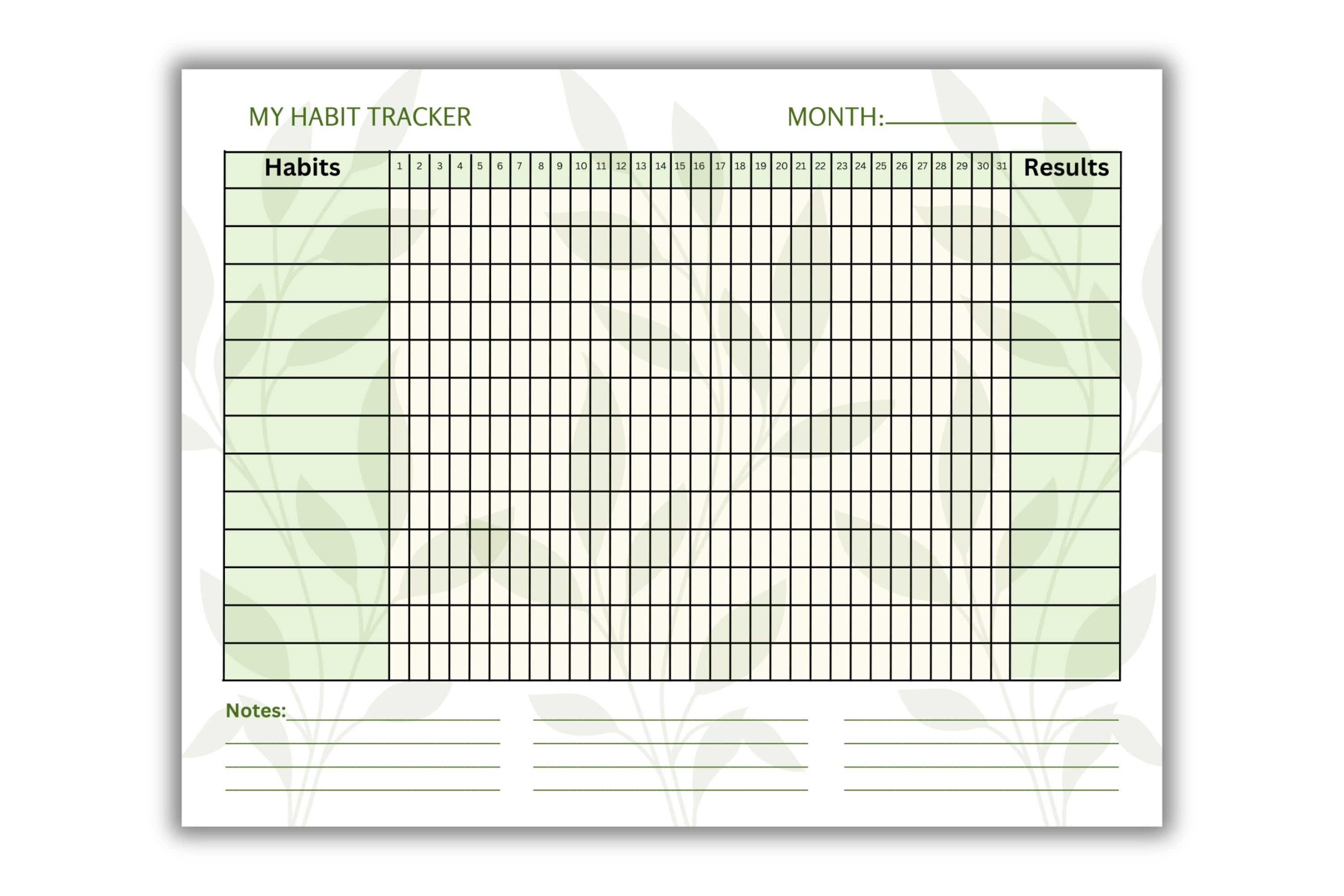 Bundle of 6 Life Hacks Trackers Habits Tracker Exercise & Fitness ...