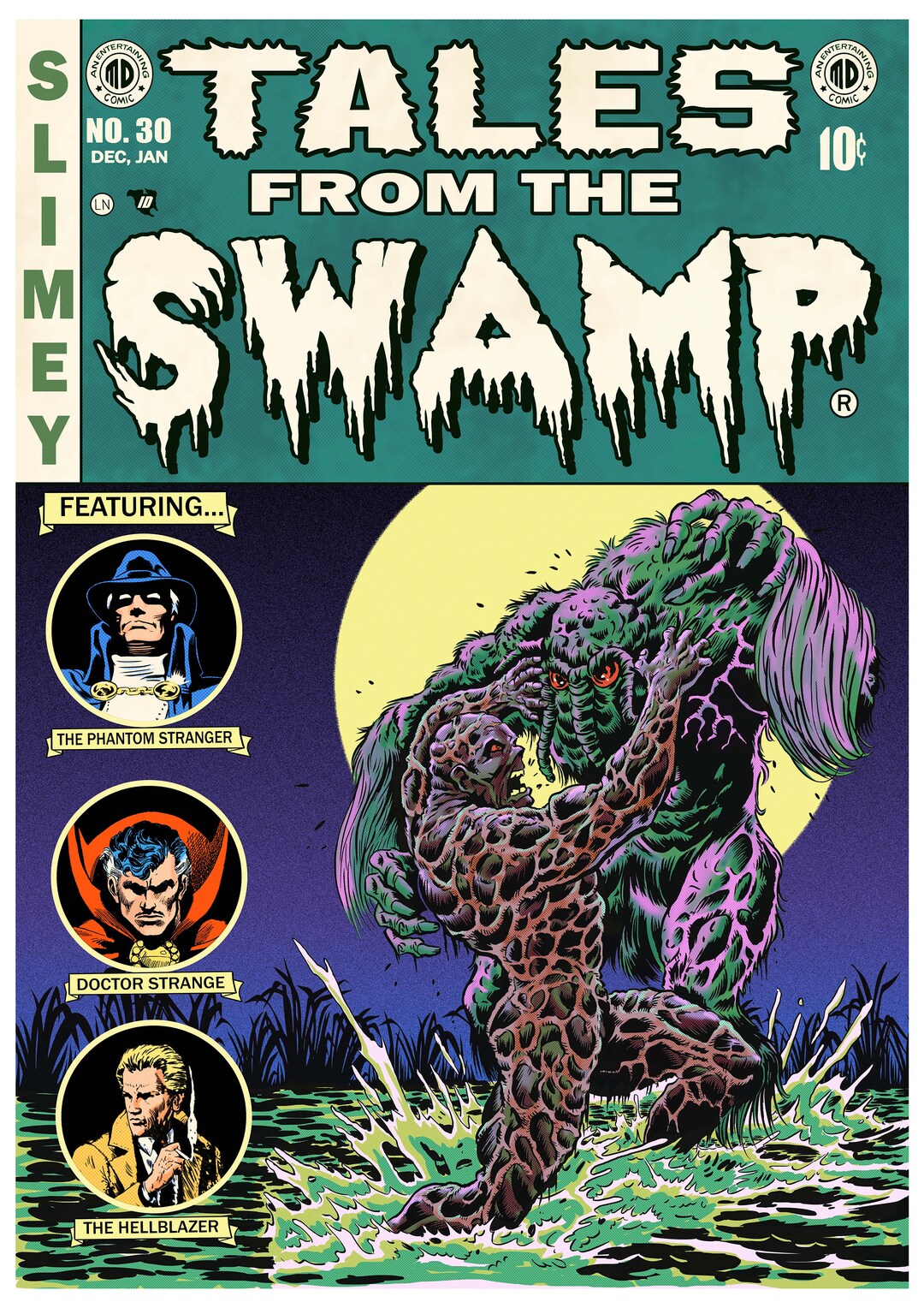 Mock Cover: Tales of the Swamp #30 - Etsy