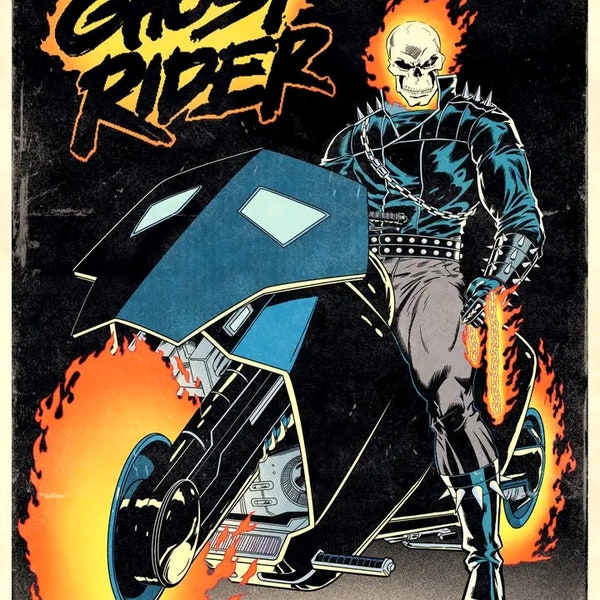 Ghost Rider Mask - Etsy