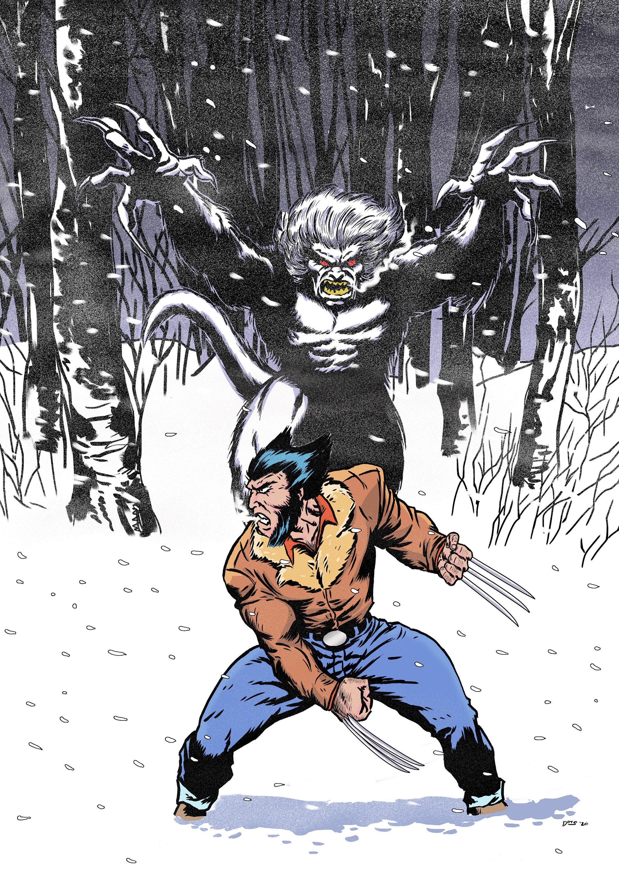 Wolverine and the Wendigo - Etsy