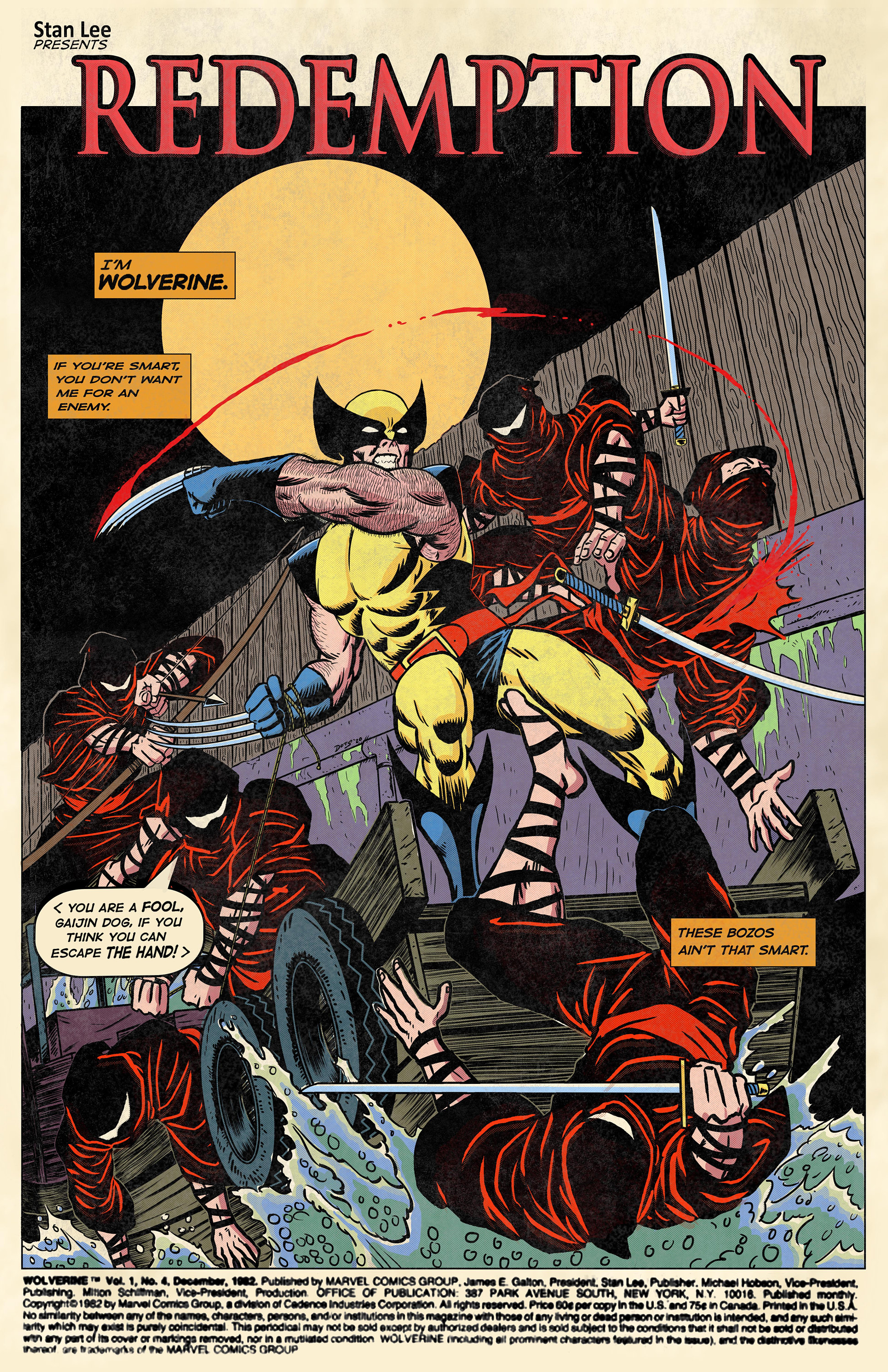 Wolverine: Redemption. Splash Page - Etsy