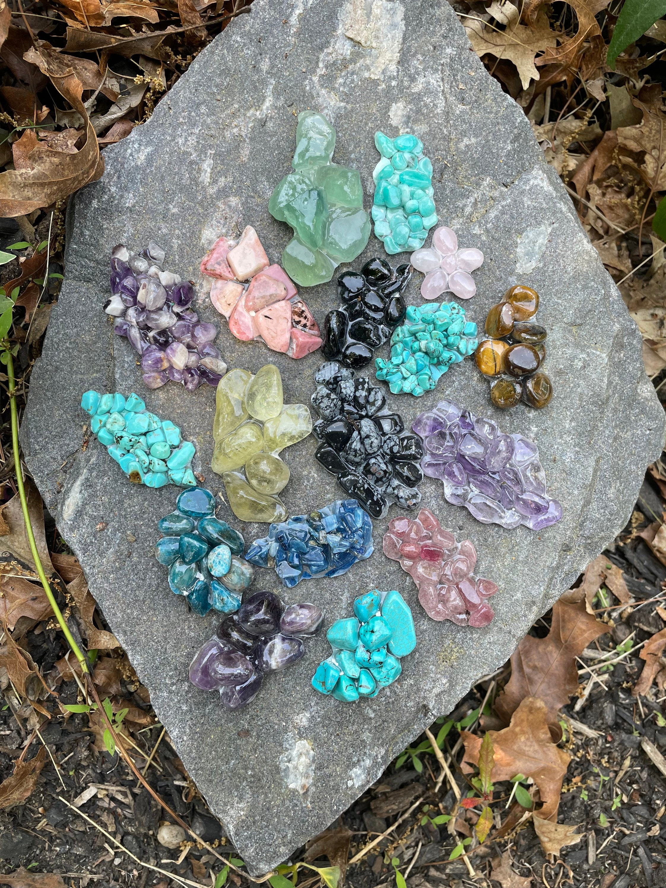 Amethyst Deep dark purple striated white freeform plum maroon | Etsy