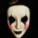 Pierrot Mask Venetian Mask Paper Mache Mask Masquerade Mask - Etsy