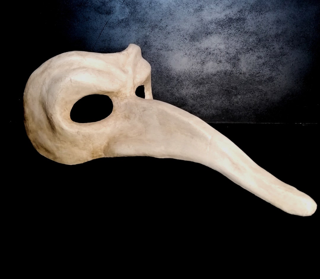 White Zanni Mask - Commedia Dell'arte - Etsy