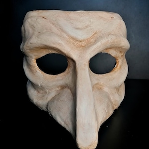 Pantalone Commedia Dell'arte Mask - Etsy