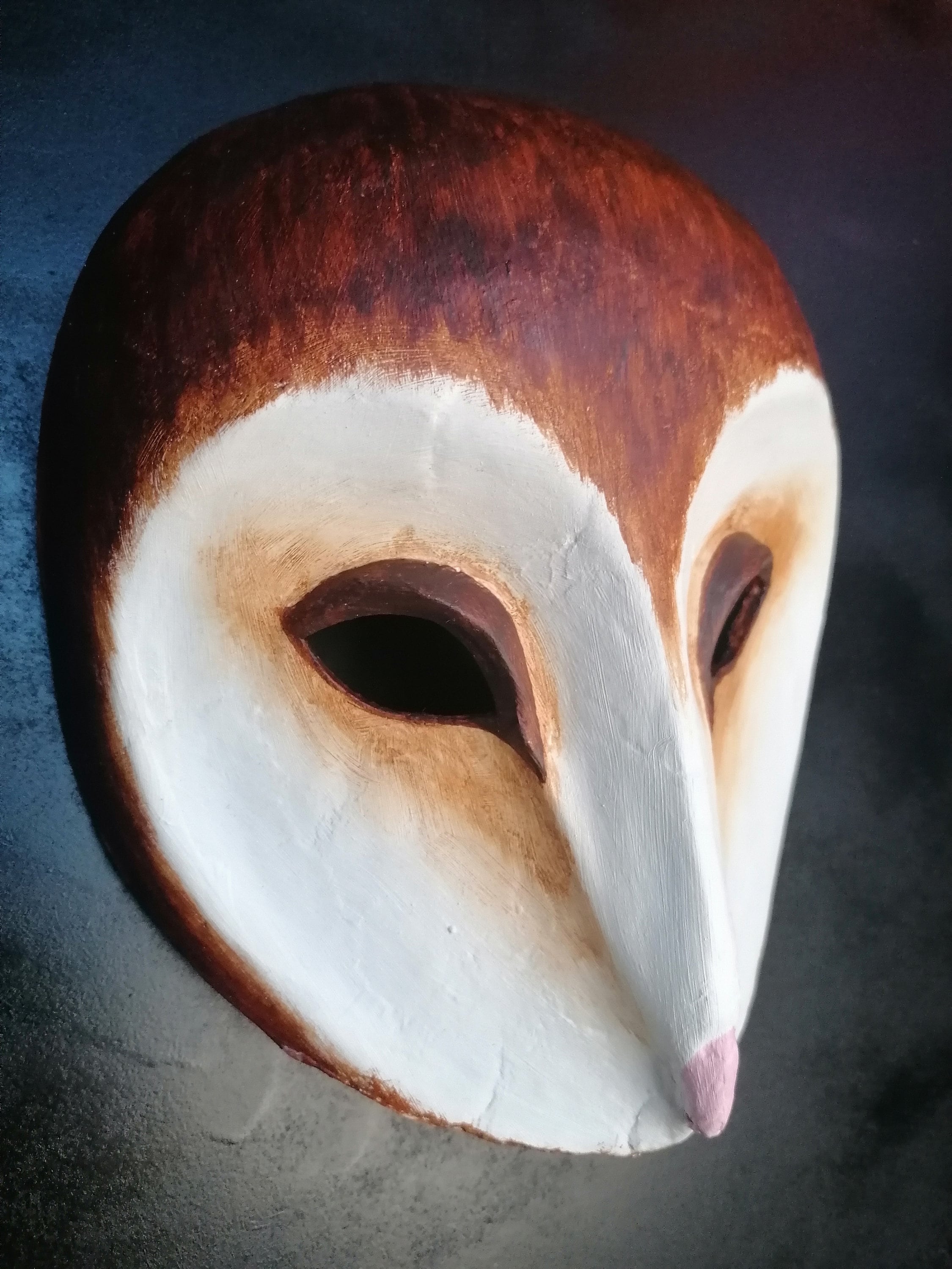 Barn Owl Mask - Etsy