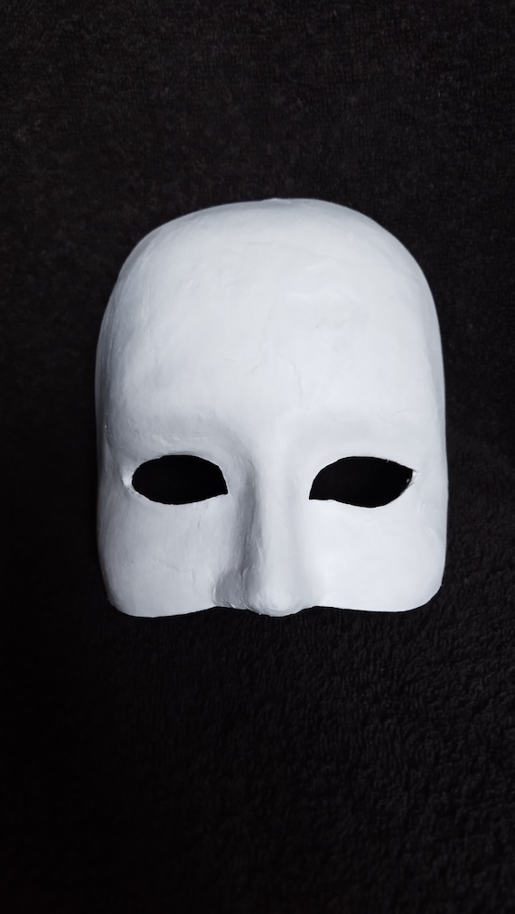 Half White Phantom Mask