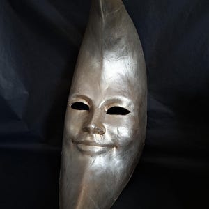 Silver Moon Mask - Etsy