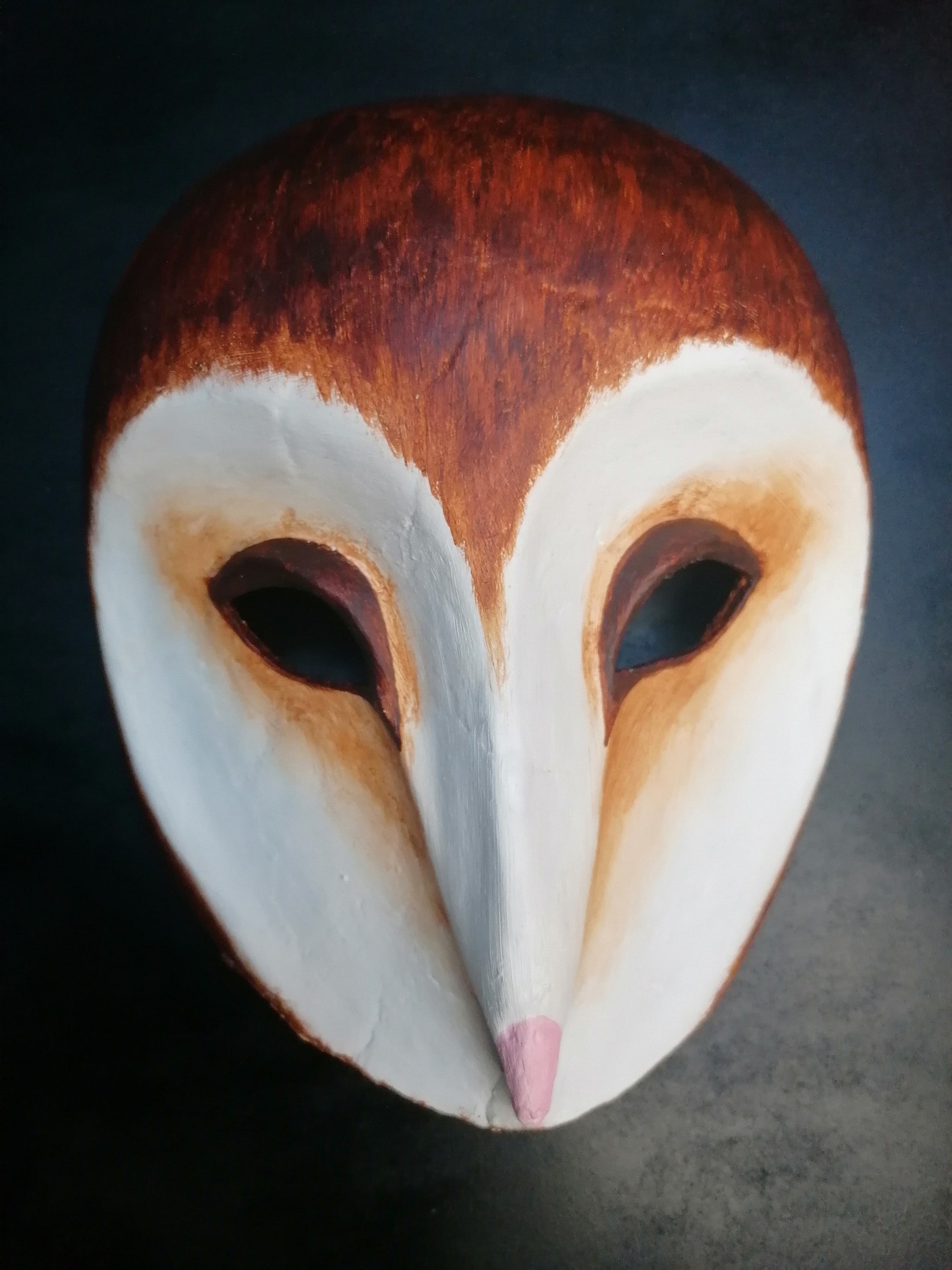 Barn Owl Mask - Etsy