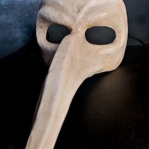 White Zanni Mask - Commedia Dell'arte - Etsy UK