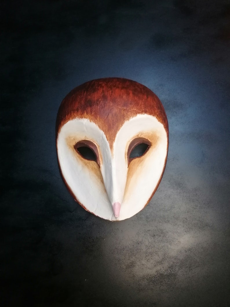 Barn Owl Mask - Etsy