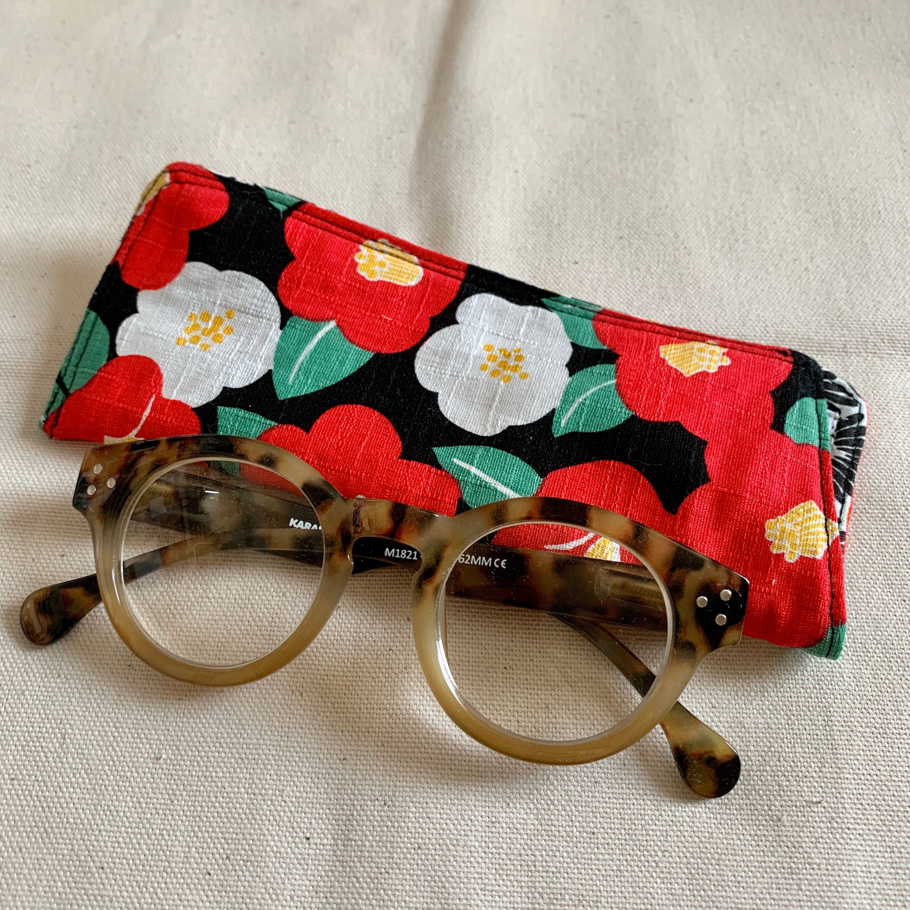 Japanese fabric eyewear case/glasses box/ glasses pocket /flat | Etsy