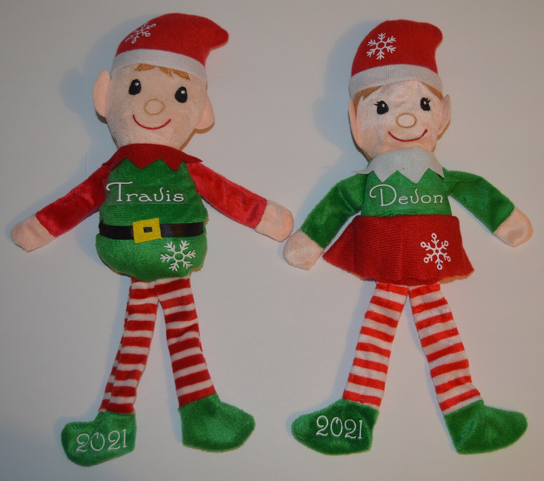 Personalized Christmas Elf, Christmas Elves, Plush Toy, Custom - Etsy