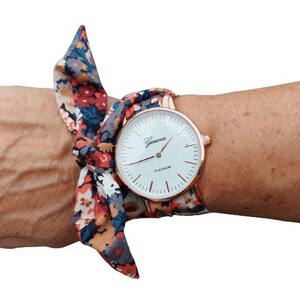 Women's Fabric Scarf Watch Fabric Bracelet Watch Ribbon Watch Women's ...