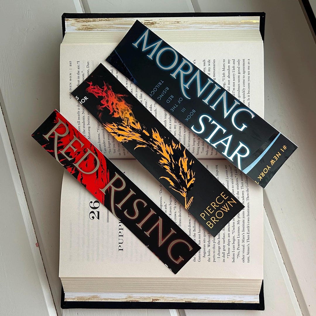 Red Rising Trilogy Bookmarks - Etsy