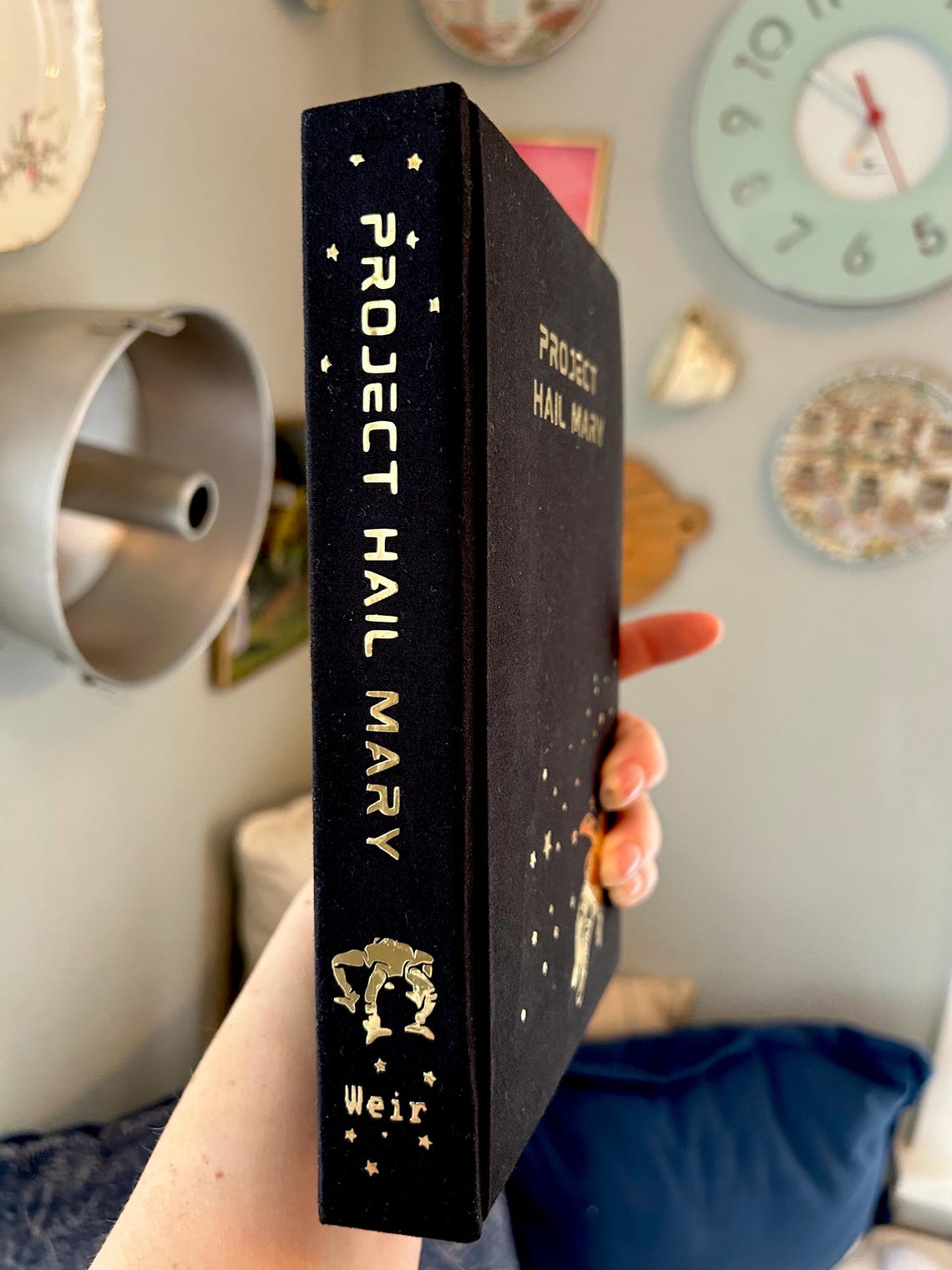 Project Hail Mary: Handmade Clothbound Rebound Book by Andy Weir - Etsy