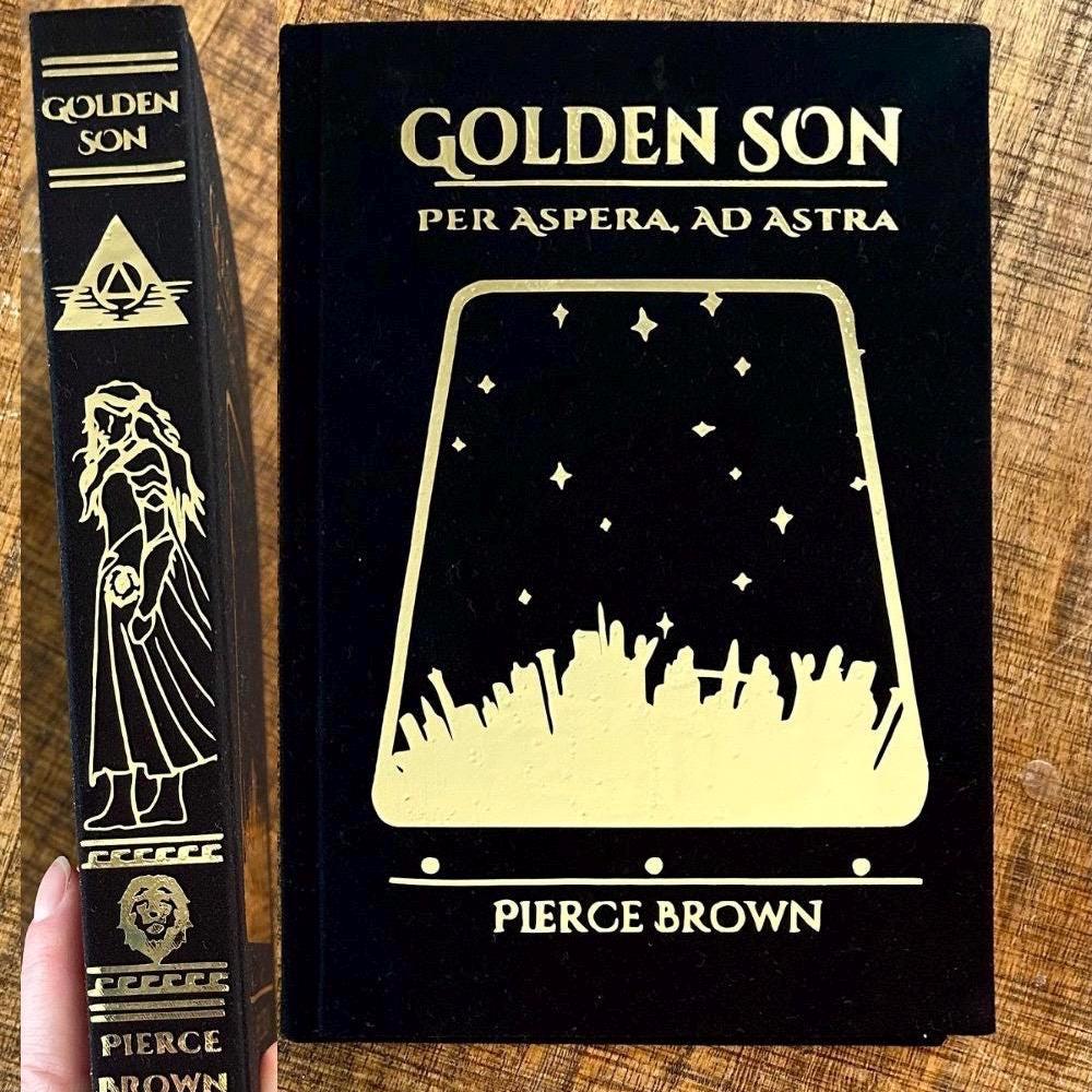 Red Rising Trilogy by Pierce Brown, Handmade Hardcover Deluxe Edition ...
