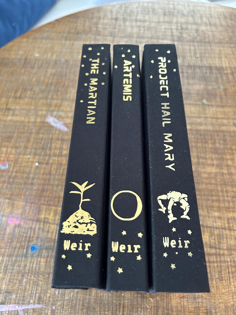 Andy Weir Hardcover Deluxe Edition Set |the Martian, Artemis, Project ...
