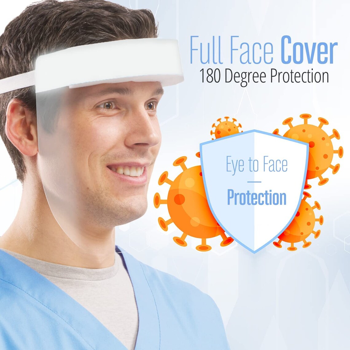 10-pack Face Shieldadjustable Anti-fog Dental Full Face | Etsy