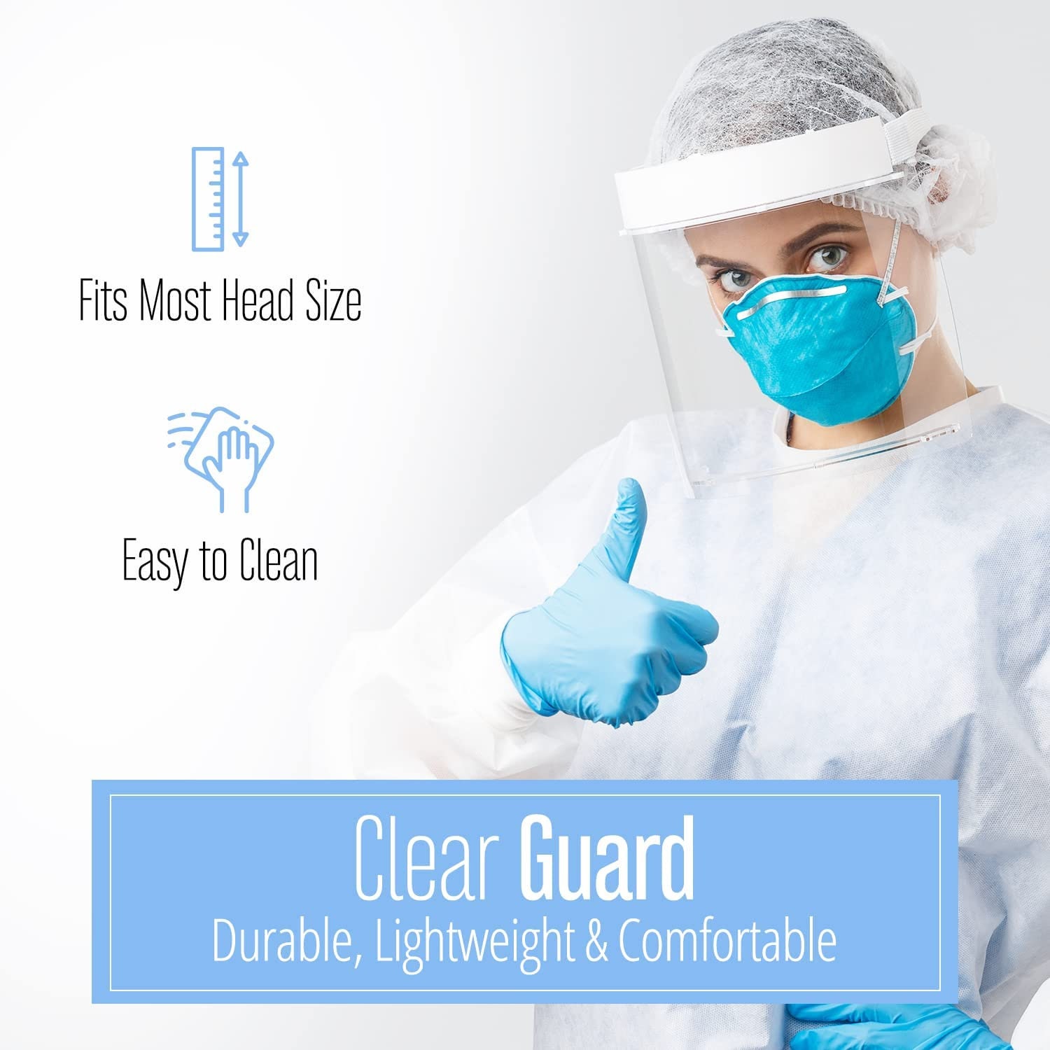 10-pack Face Shieldadjustable Anti-fog Dental Full Face - Etsy