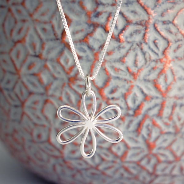 Silver Daisy Jewelry - Etsy