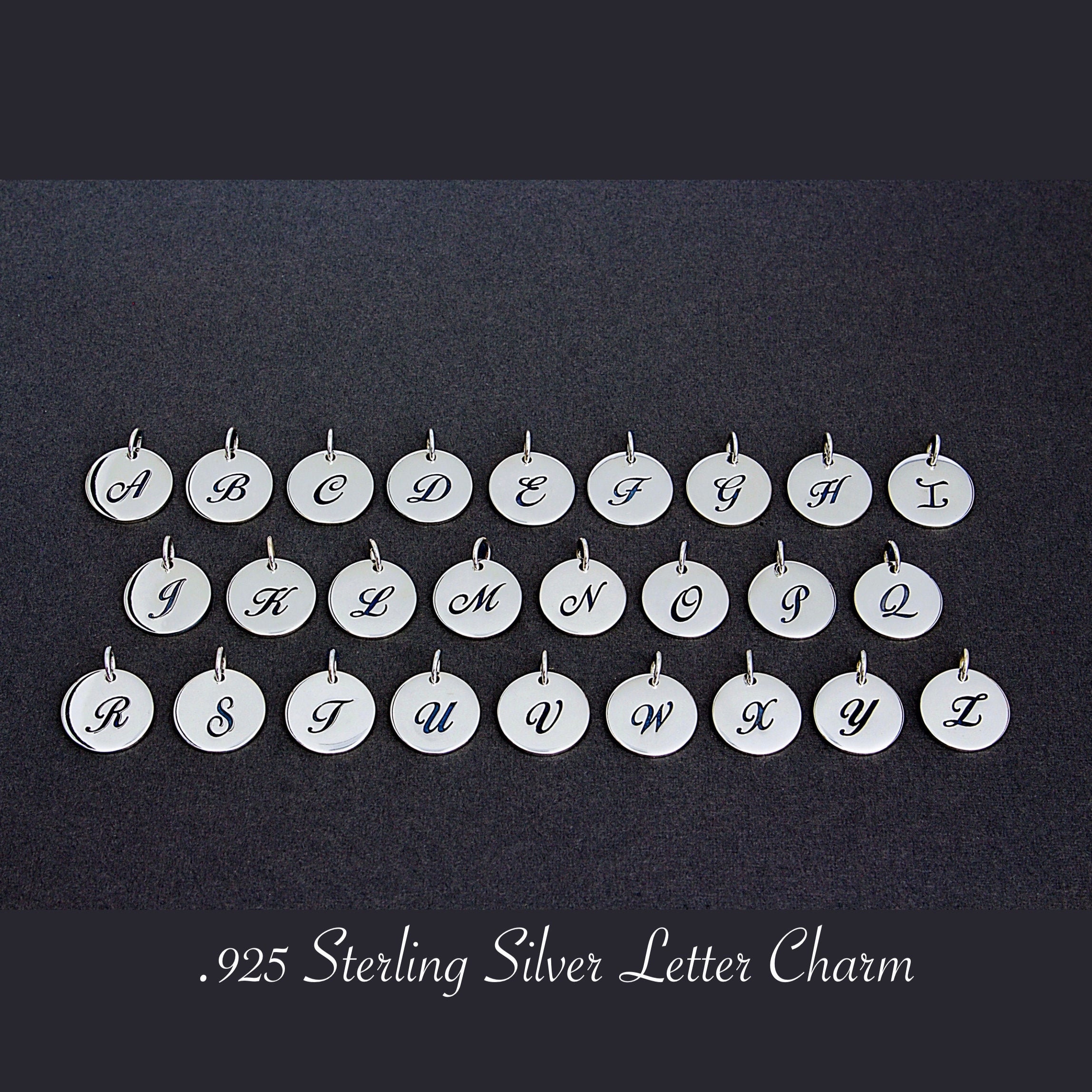 Alphabet Disc Charm