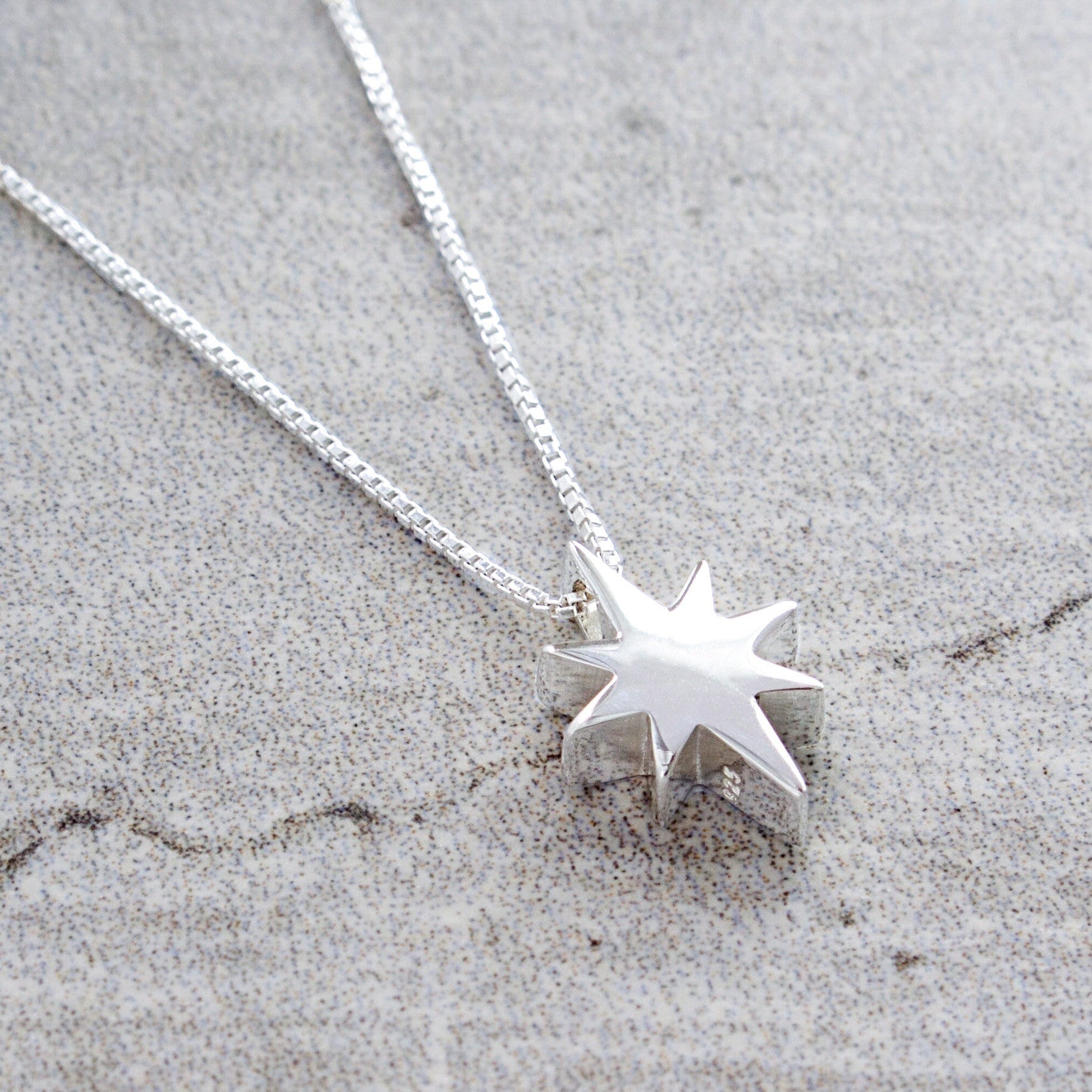 North Star Sterling Silver Necklace, Celestial Jewelry, FREE SHIPPING ...