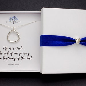 Mobius Circle Sterling Silver Necklace, Infinity Loop Pendant Jewelry ...