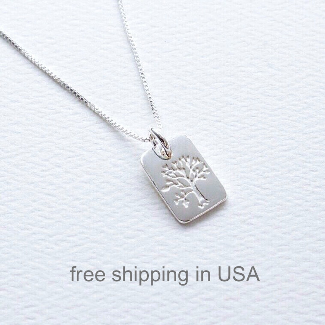 Tree of Life Sterling Silver Necklace, FREE SHIPPING, Mother’s Day ...