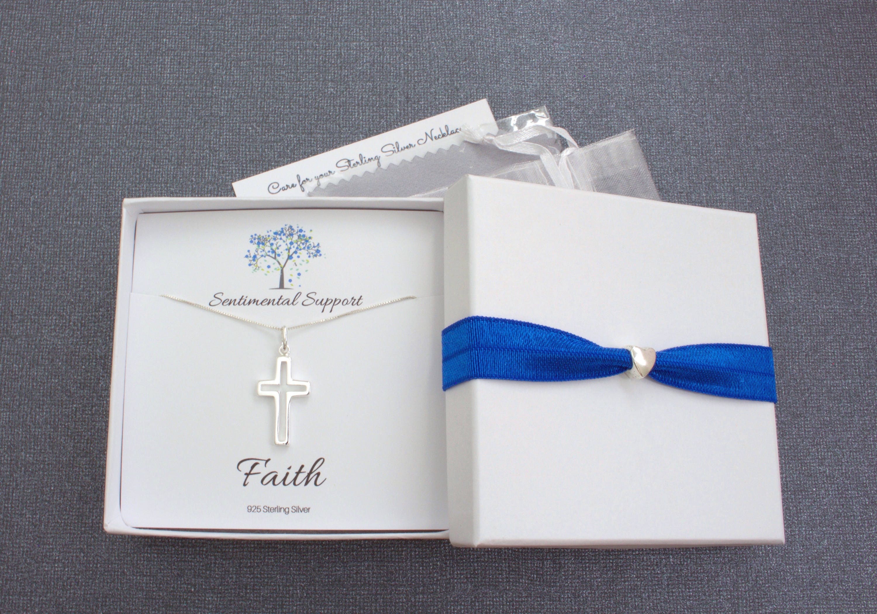 Sterling Silver Open Cross Pendant Necklace FREE SHIPPING - Etsy