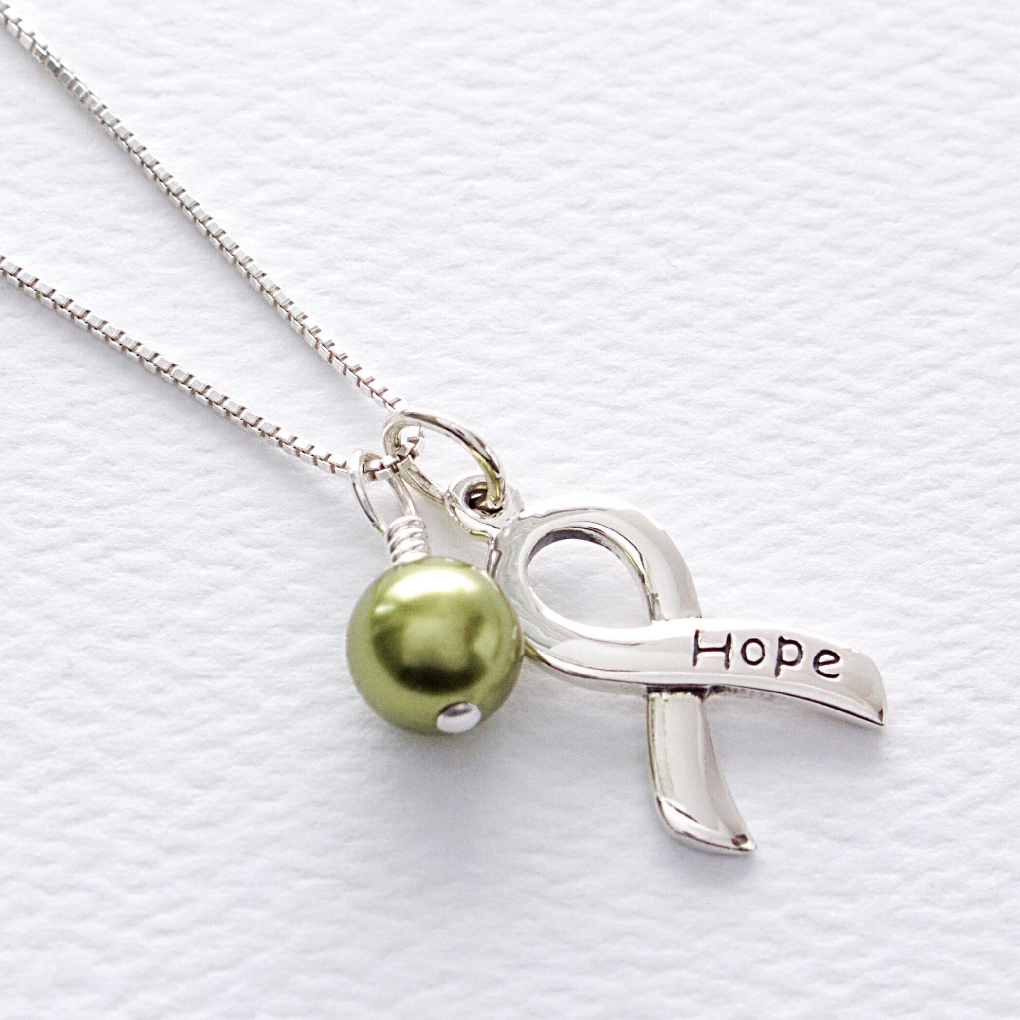 Non-hodgkins Lymphoma Sterling Silver Awareness Necklace | Etsy