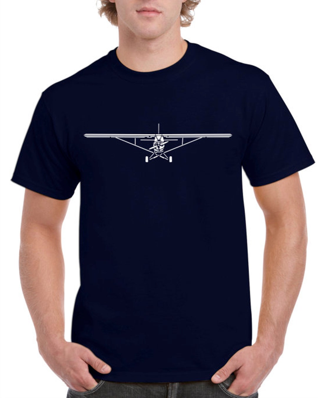 Vintage Piper Cub Airplane Tee Shirt FREE SHIPPING - Etsy