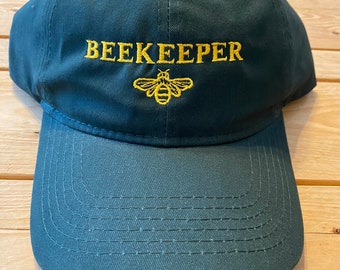 Beekeeper Vintage Cotton Twill Cap, Save the Bees Hat, Beekeeping ...