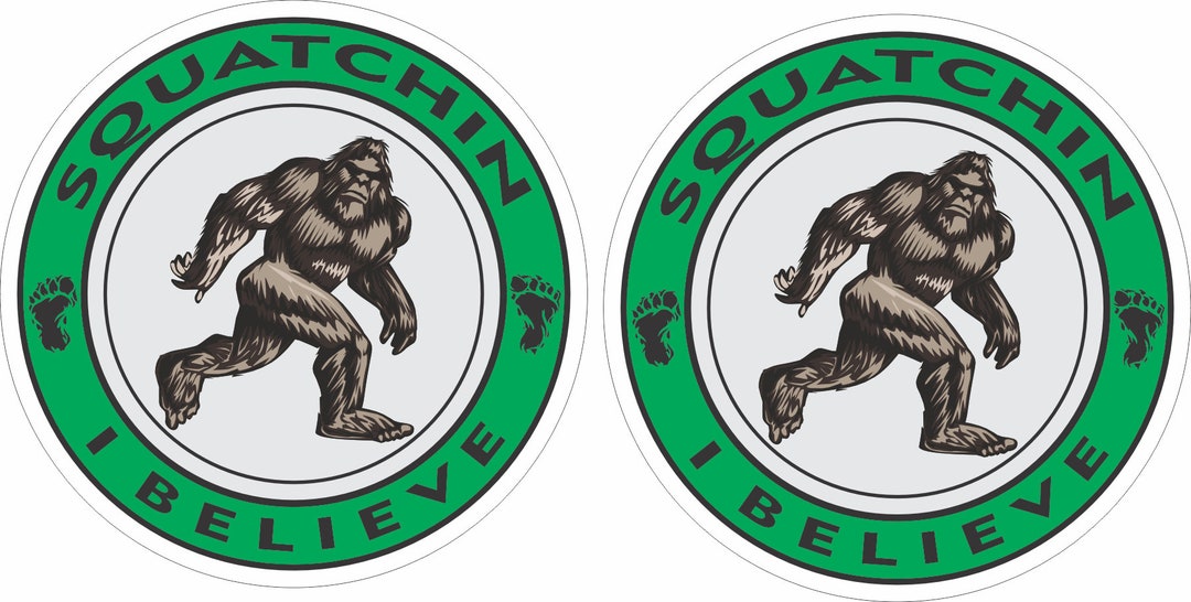 Sasquatch I Believe Sticker (2 Stickers) - Etsy