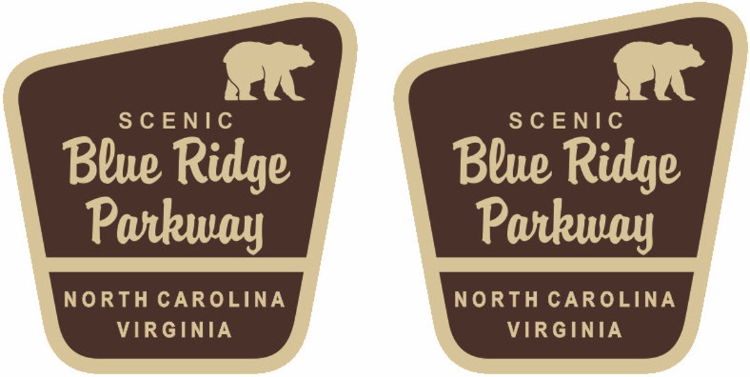 Blue Ridge Parkway Decal 2 Decals - Etsy