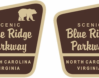 Blue Ridge Parkway Sticker National Park Sticker Multiple Sizes Bumper ...