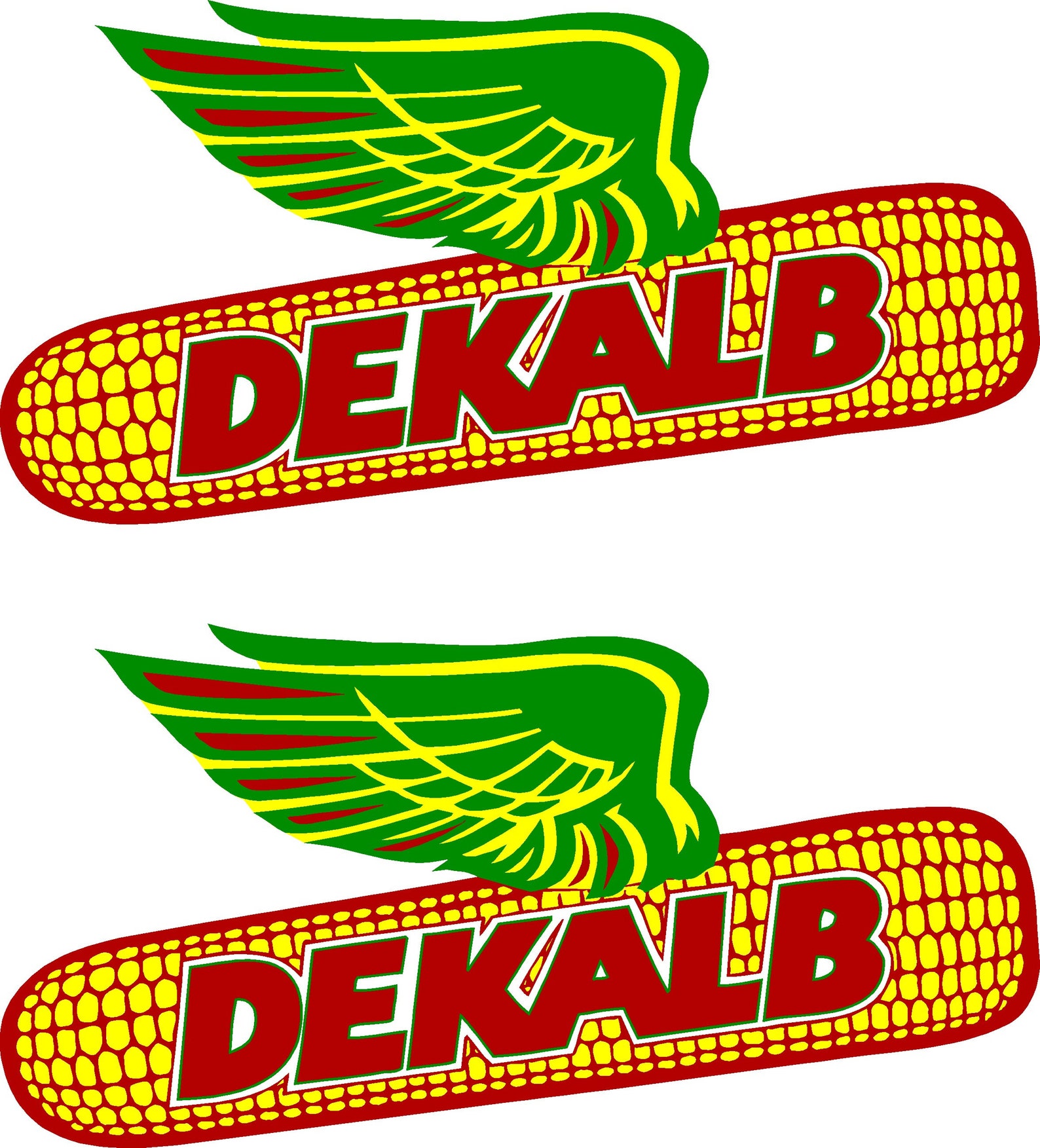 2 DEKALB 6" Decals Free Shipping - Etsy