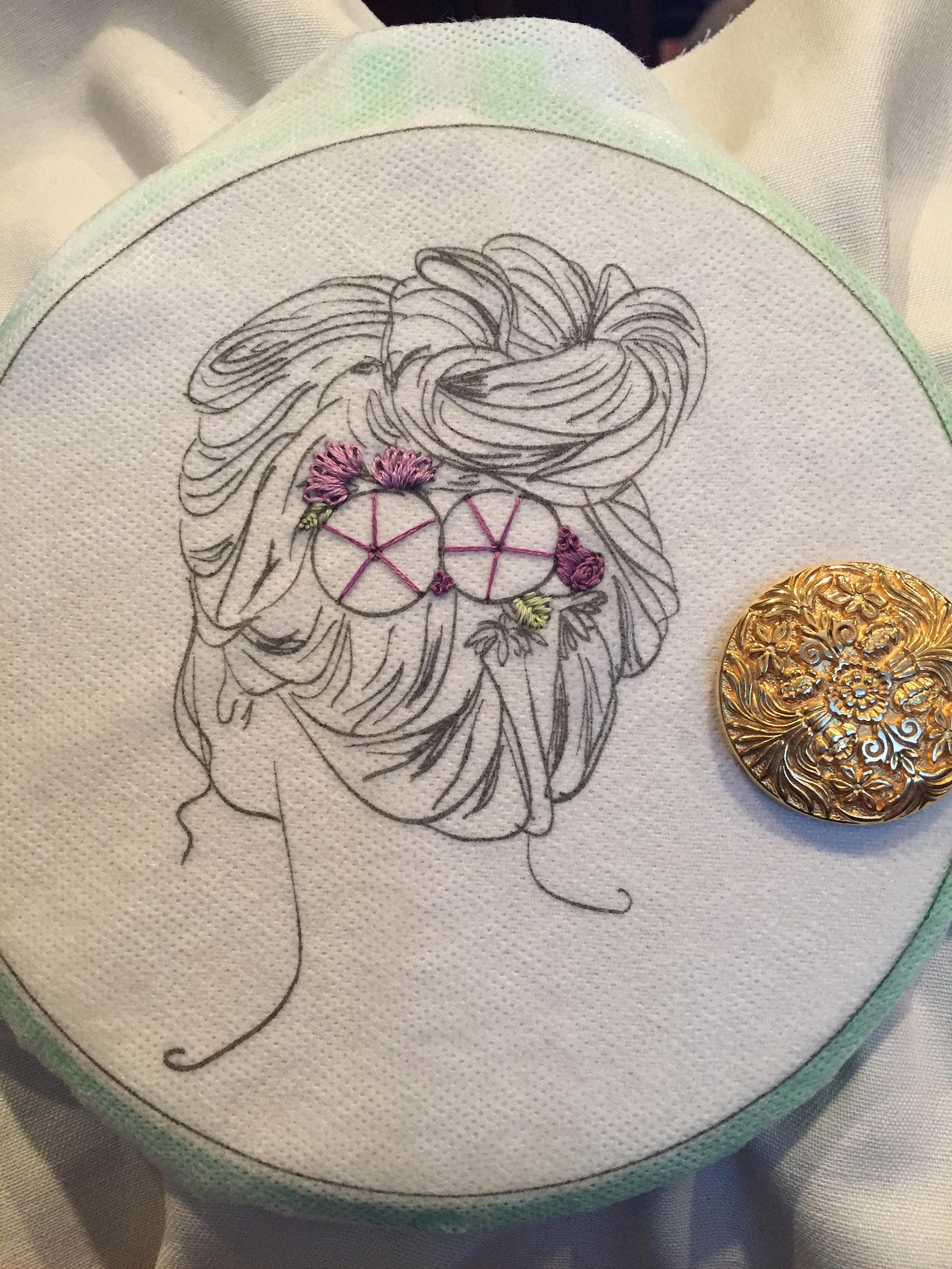 Contemporary Hand Embroidery Pattern adelaide Digital | Etsy