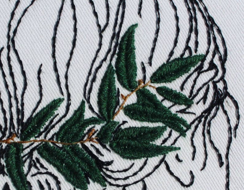 Contemporary Hand Embroidery Willow Pattern Digital Download | Etsy