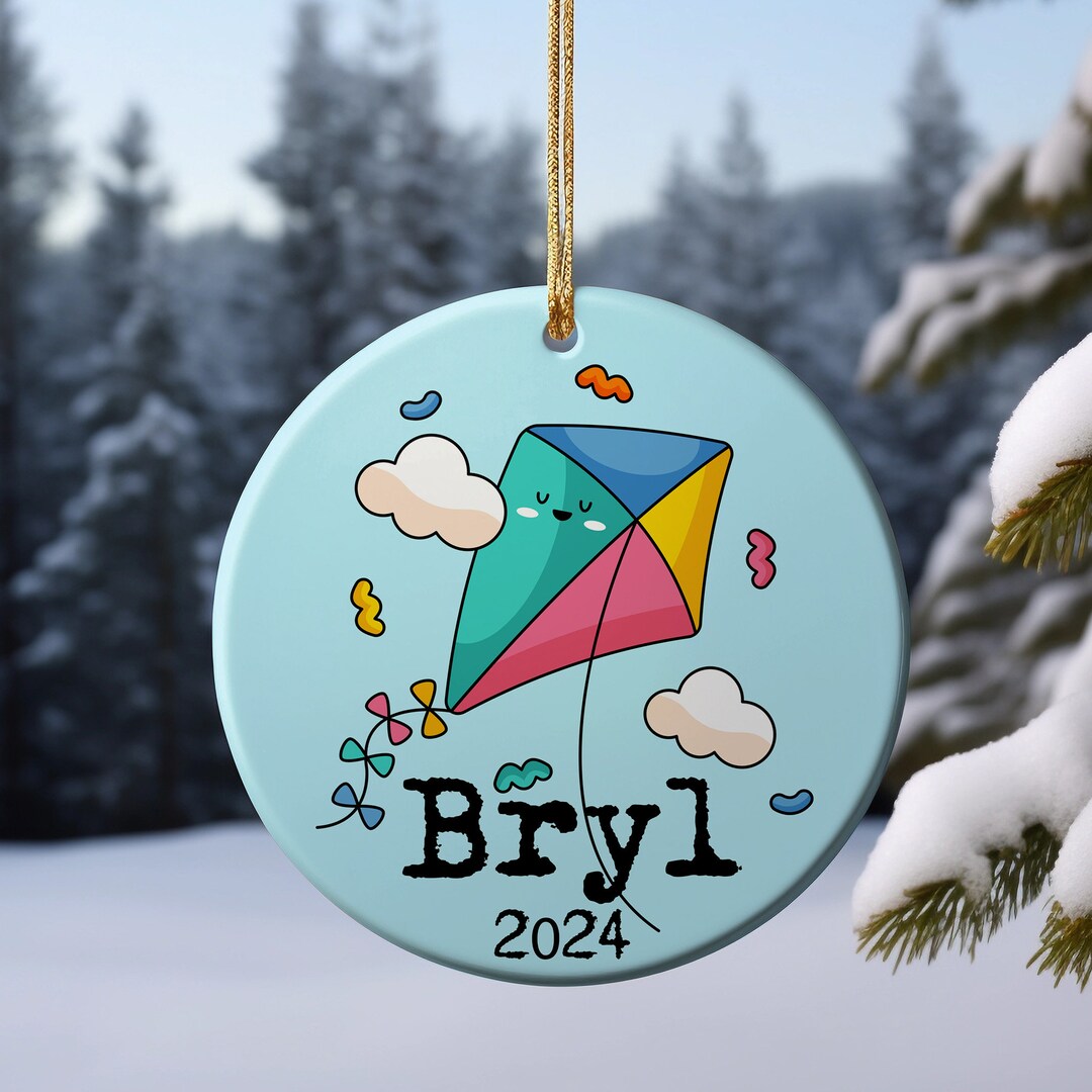 Personalized Kite Christmas Ornament: Custom Family Holiday Decor - Etsy