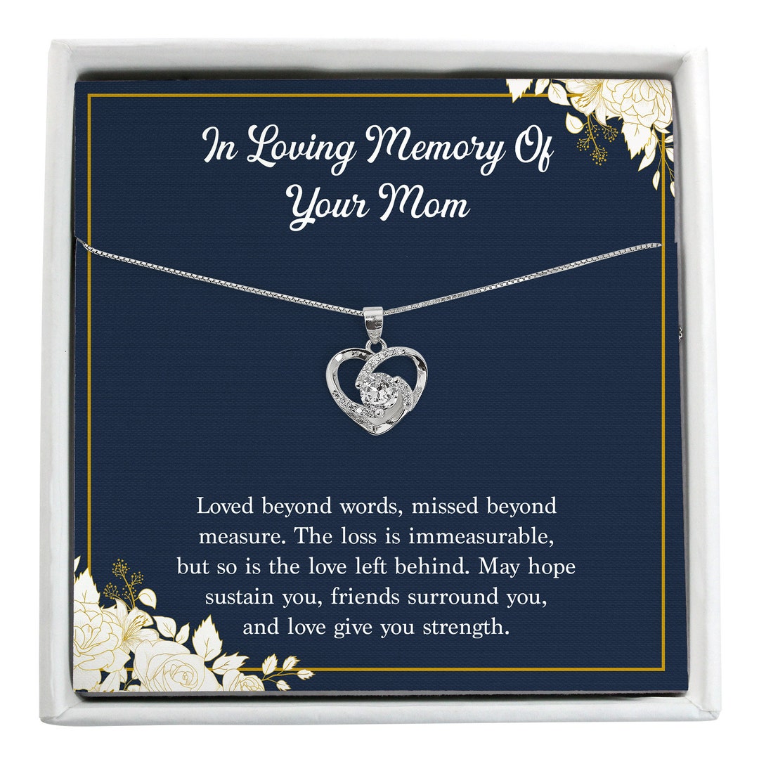 In Loving Memory Necklace Gift Set: Show Love to a Grieving Friend With ...